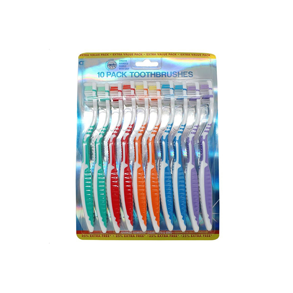 10 PK Adult toothbrushes extra value – Goodmans