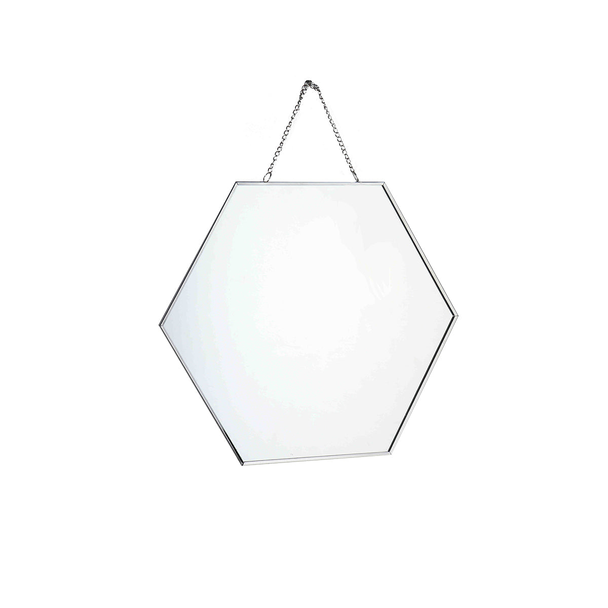 SILVER HEX MIRROR – Goodmans
