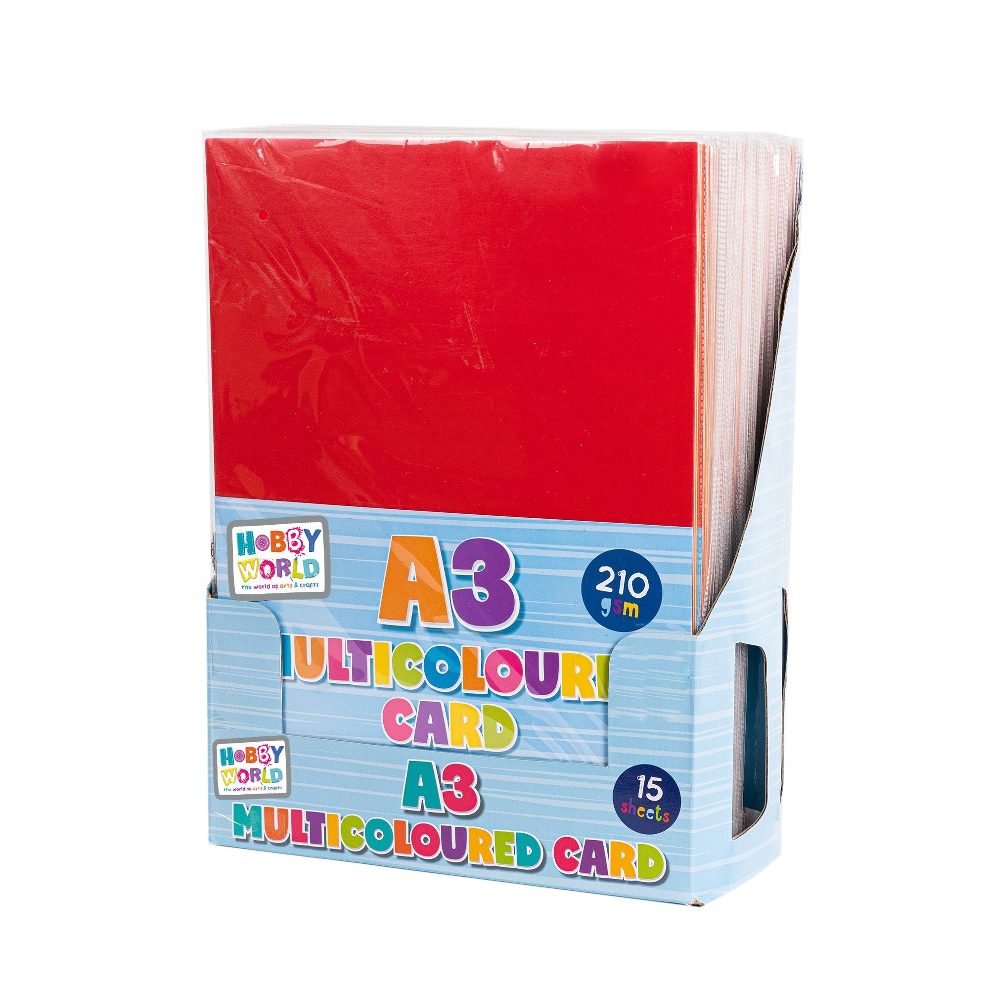 A3 COLOURED CARD 15PK IN CDU – Goodmans