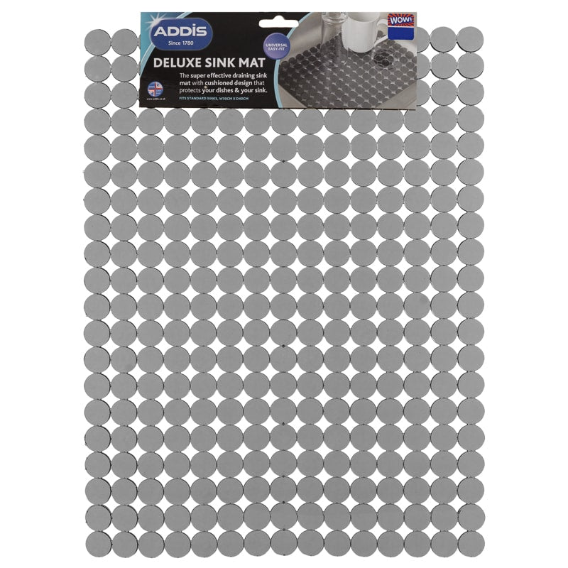 addis cushioned sink protector circle grey – Goodmans